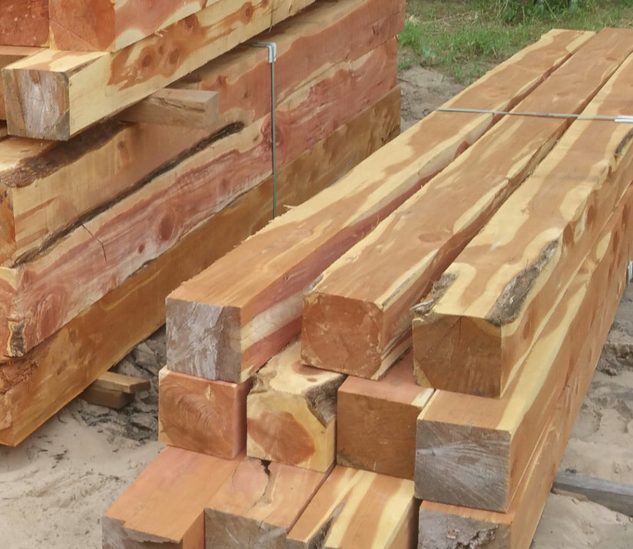Eastern Red Cedar Beams – North Point Lumber